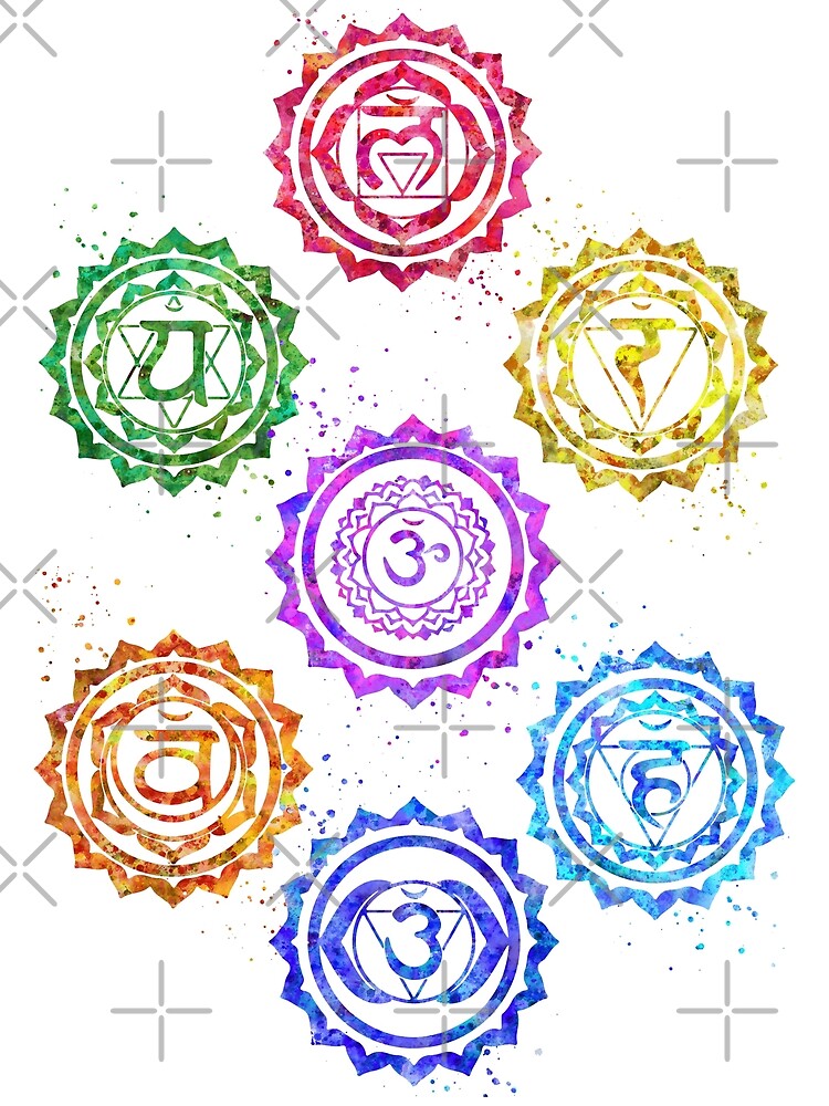 "Chakra, watercolor chakra, meditation chakra " by Rosaliartbook ...