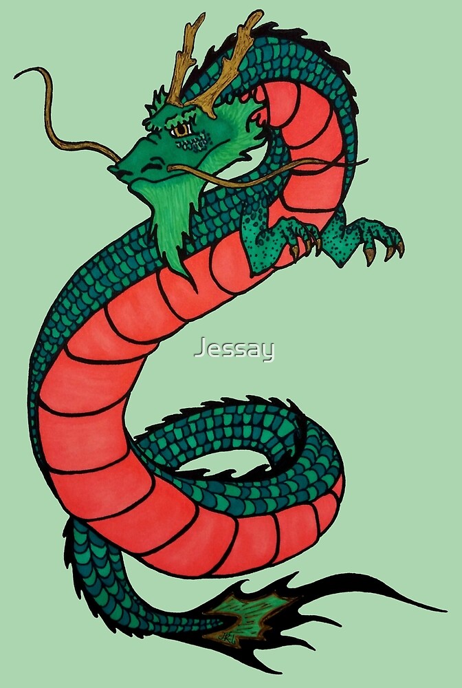 "Serpent Dragon" by Jessay | Redbubble