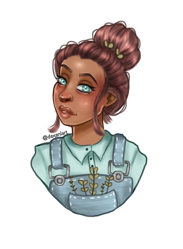 "Aesthetic Plant Girl" by Daxani | Redbubble