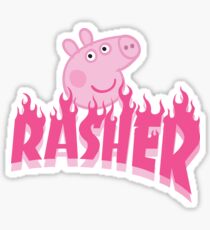 Pig Skate Stickers | Redbubble