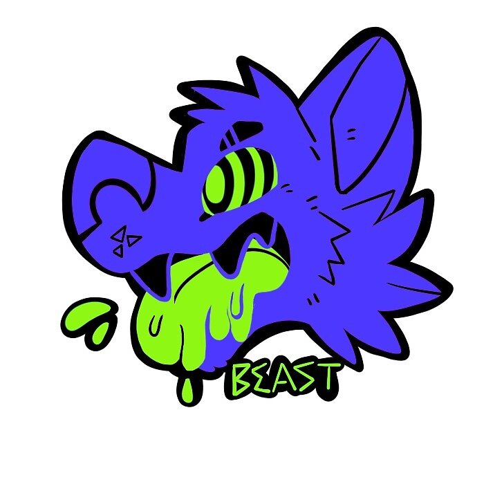 "Beast Mode Blue" by CactiMutt | Redbubble