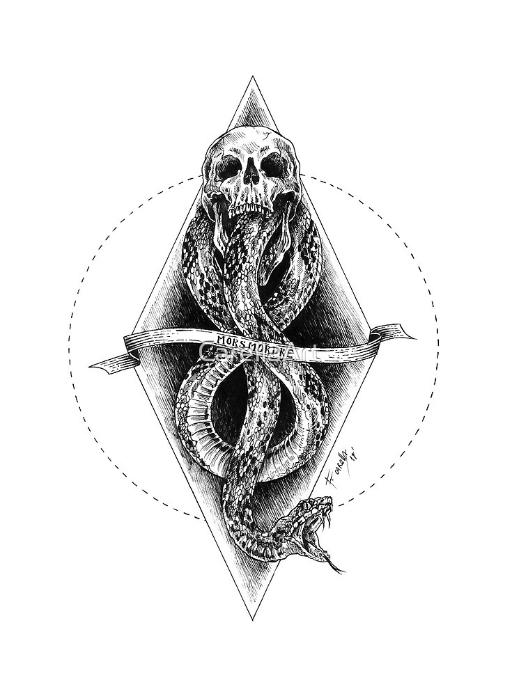 "Morsmordre" by CarellaArt | Redbubble