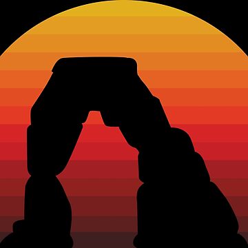 "Delicate Arch Sunset " Sticker for Sale by randilynn18 | Redbubble