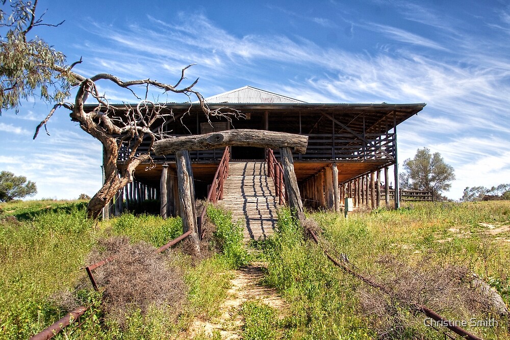 "Kinchega Woolshed, Menindee, NSW" by Christine Smith | Redbubble