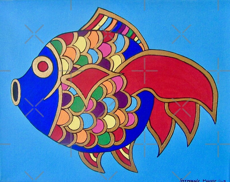 "Rainbow Fish" by Shulie1 | Redbubble