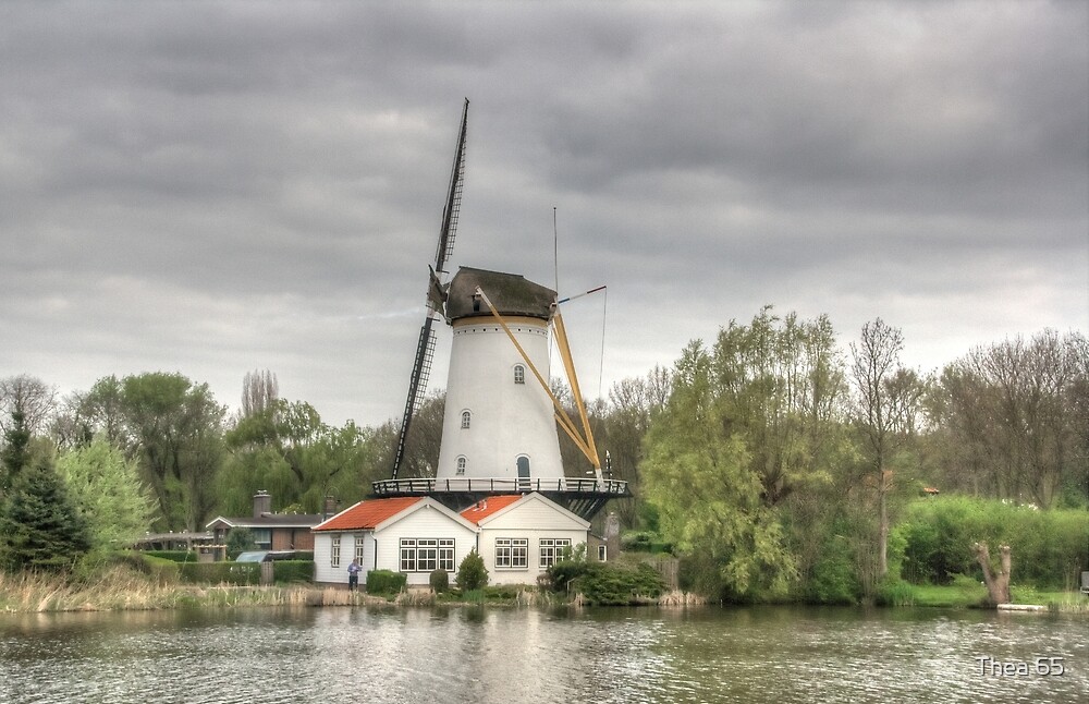 "A Dutch windmill" by Thea 65 | Redbubble