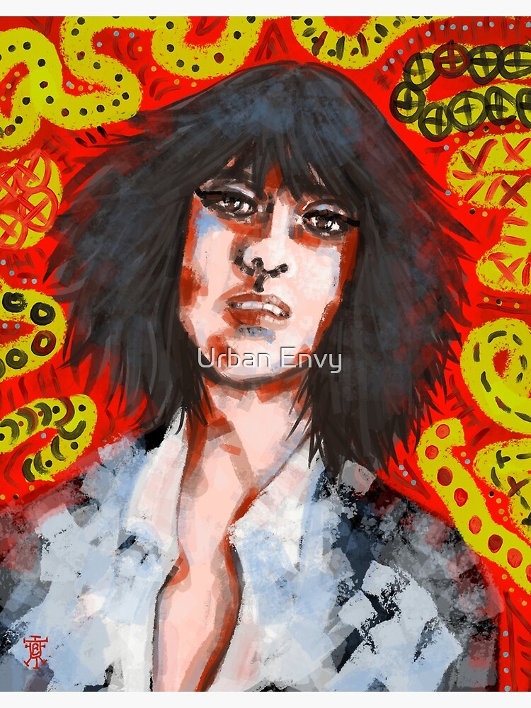 "Patti Smith Painting" Framed Art Print by urbanenvy | Redbubble