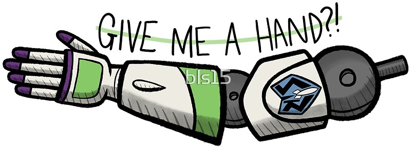 "Give Me a Hand?" by bls15 | Redbubble