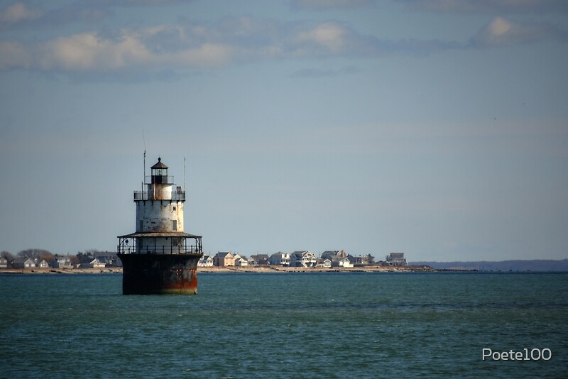"Butler Flats Light on Buzzards Bay..." by Poete100 | Redbubble