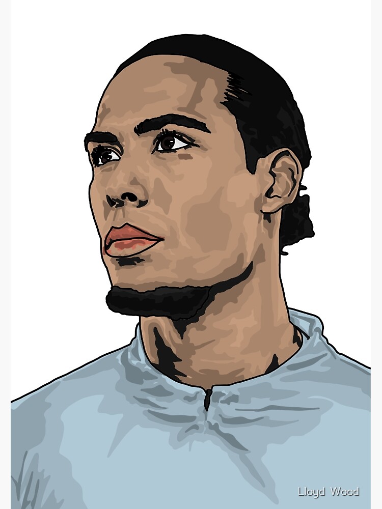 "Virgil Van Dijk" Canvas Print by LloydsArt | Redbubble