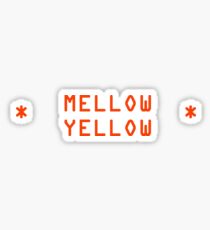 Mellow Yellow Stickers | Redbubble