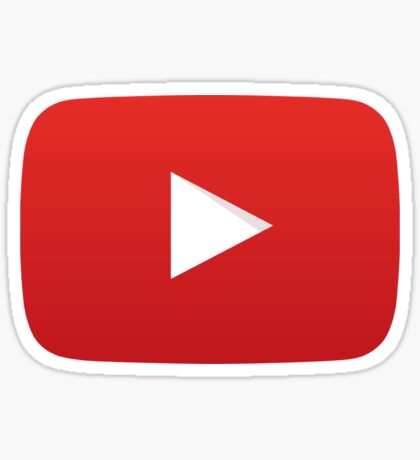 Youtube Stickers | Redbubble