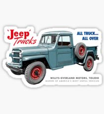 Willys Overland Stickers | Redbubble
