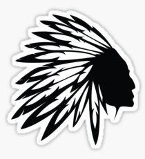 Apache Indian Stickers | Redbubble