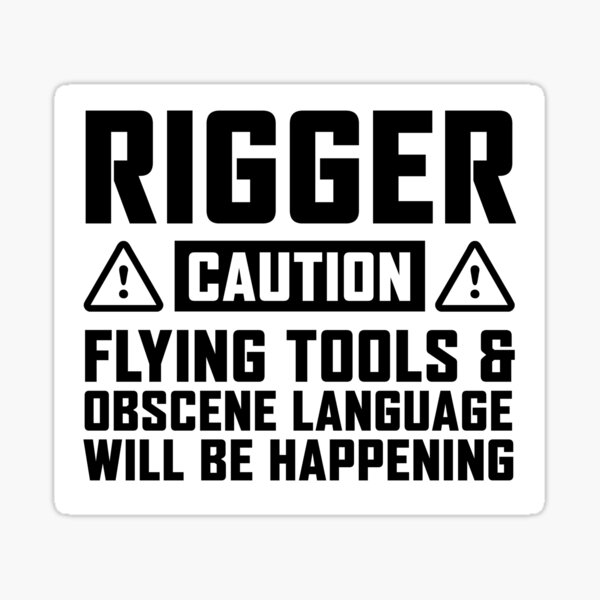 Rigger Stickers | Redbubble