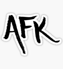 Afk Stickers | Redbubble