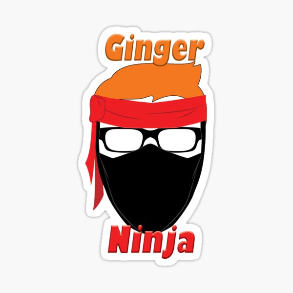 Ginger Ninja Stickers | Redbubble