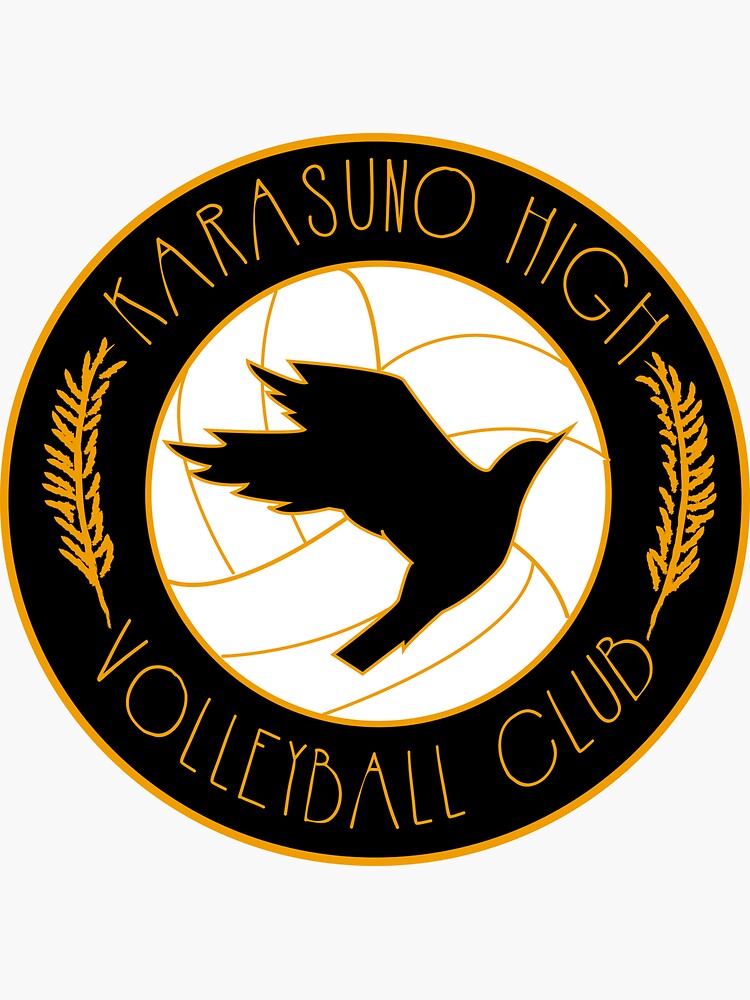 "Karasuno logo" Sticker by yasoinabas | Redbubble