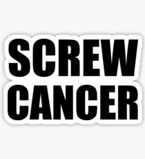 F Ck Cancer Stickers | Redbubble