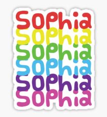 Sophia Name Stickers | Redbubble