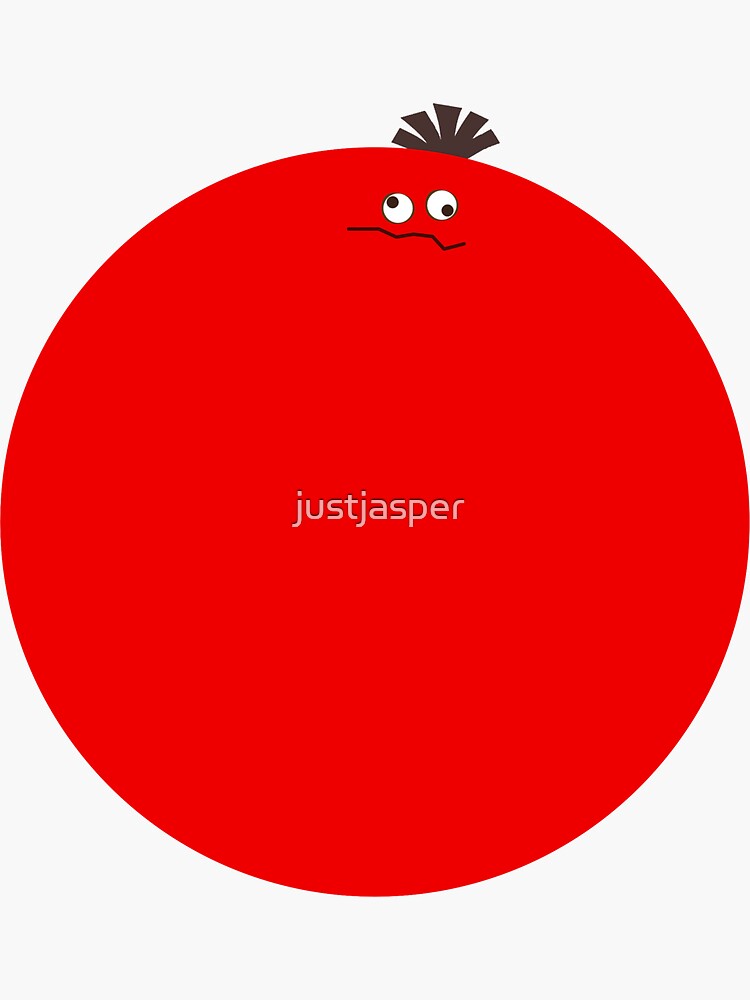 "LocoRoco Red Pekeroné" Sticker by justjasper | Redbubble