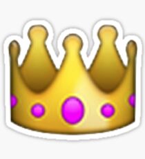 Krone Emoji: Sticker | Redbubble