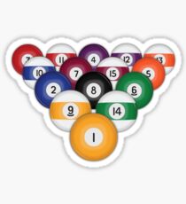 Billiards Stickers | Redbubble