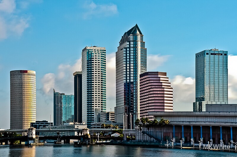 "23 Exposure HDR of the City of Tampa Skyline Redo 1" by MKWhite ...