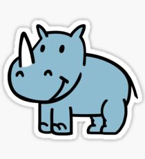 Rhino Stickers | Redbubble