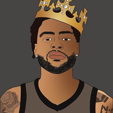 "King DLo" Sticker for Sale by Seamus Toner | Redbubble
