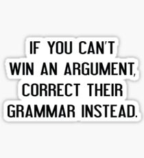 Grammar Stickers | Redbubble