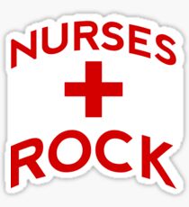 Nurses Rock Stickers | Redbubble