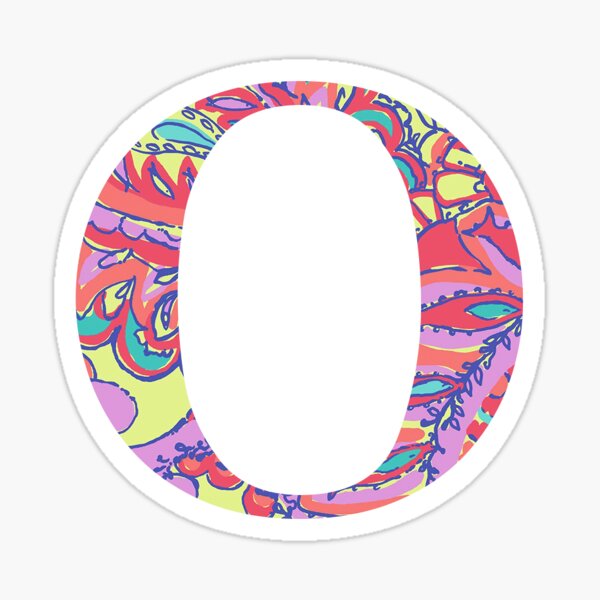 The Letter O Stickers | Redbubble