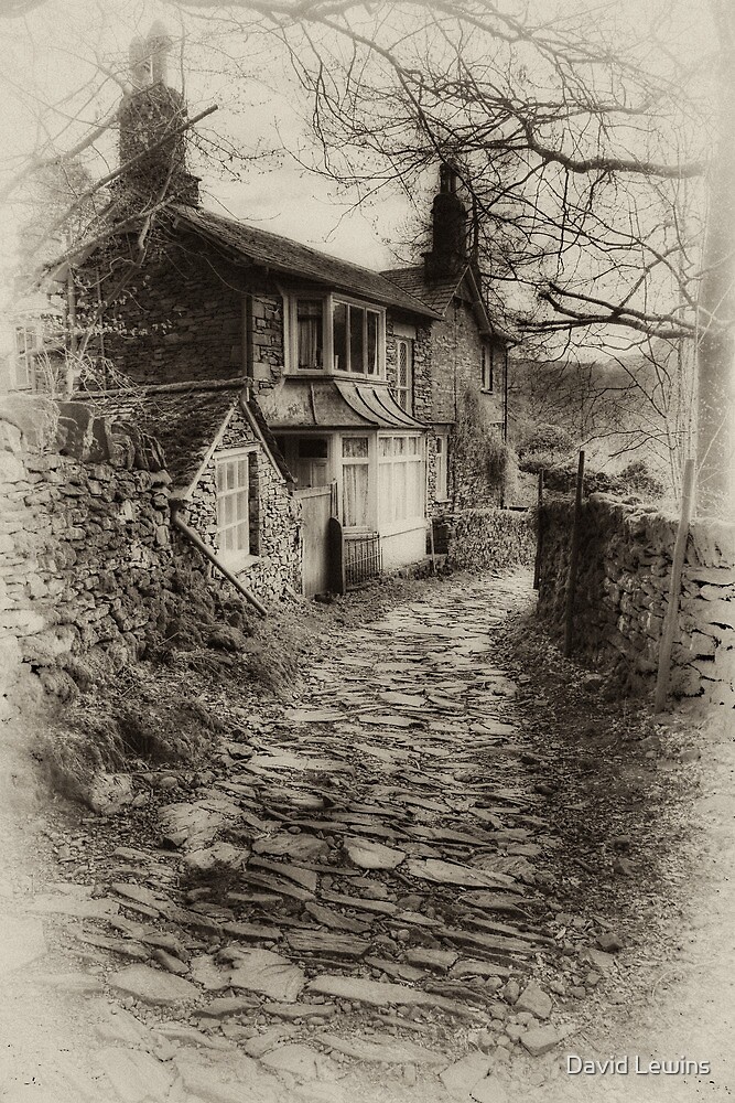 "The Old Lakeland House - Grasmere, Cumbria" by David Lewins | Redbubble