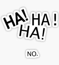 Hahaha Joker Stickers | Redbubble