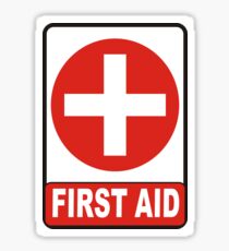 First Aid Stickers | Redbubble