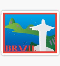 Brazil Travel Stickers | Redbubble
