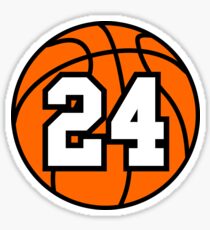 Number 24 Stickers | Redbubble