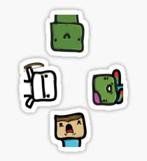 Minecraft Steve Stickers | Redbubble