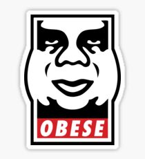 Obese Stickers | Redbubble