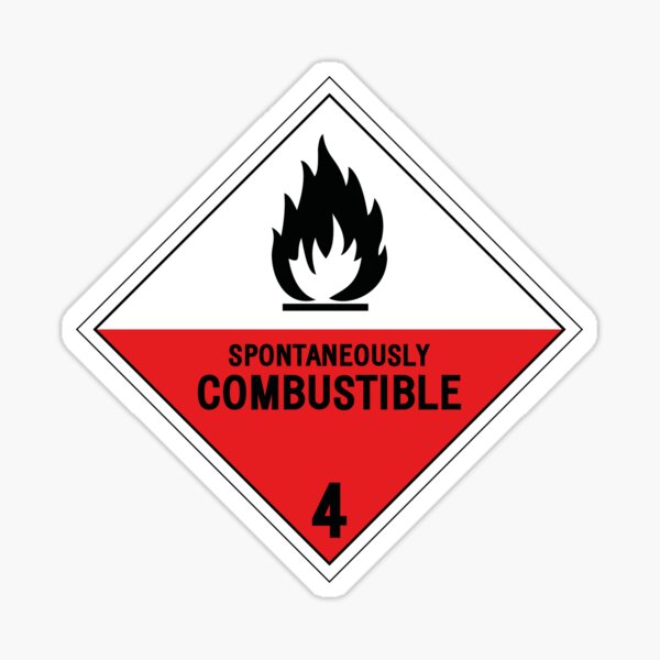 Combustible Stickers | Redbubble