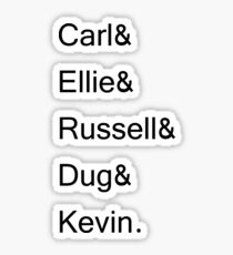 Pixar Russell Up Stickers | Redbubble