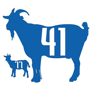 "The GOAT - Dirk Nowitzki and Luka Doncic" Sticker for Sale by ...