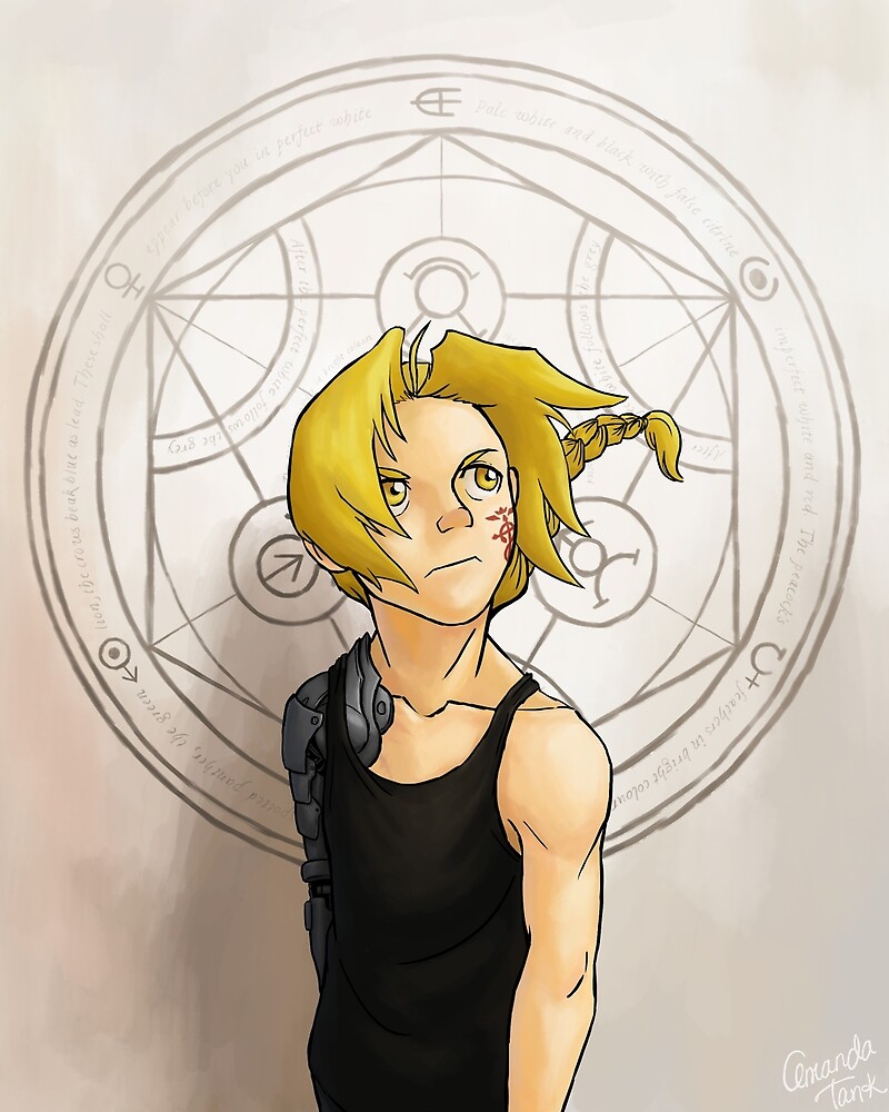 "Fullmetal Alchemist Human Transmutation Circle" by Amanda Tank | Redbubble