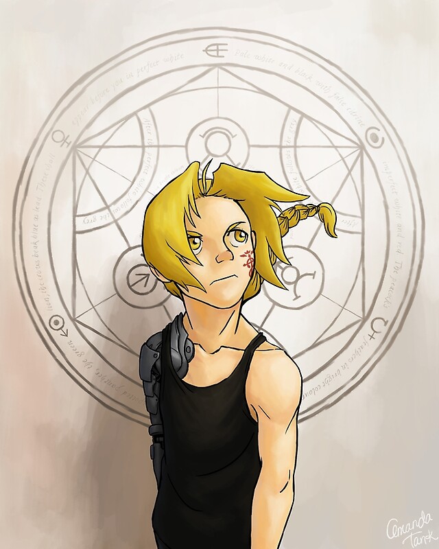 "Fullmetal Alchemist Human Transmutation Circle" by Amanda Tank | Redbubble