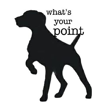 "GSP what’s your point " Sticker for Sale by eldrury | Redbubble