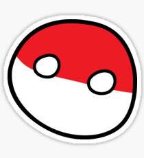 Polandball Stickers | Redbubble