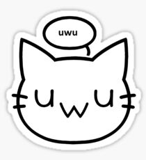 Uwu Emoji Stickers | Redbubble