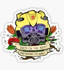 Bumblebee Transformers Stickers | Redbubble