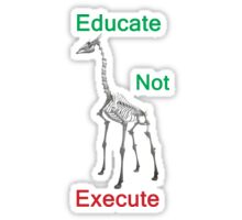 "Educate Not Execute,T Shirts & Hoodies. ipad & iphone cases" by Eric ...